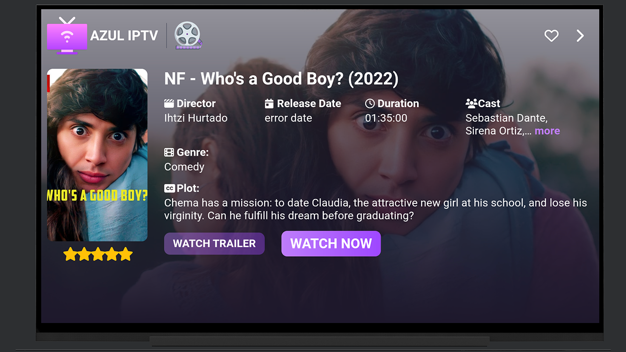 AZUL IPTV XTREAM, Multiple Format, Flutter AppMobile & Android TV, Admob by Azul_Mouad